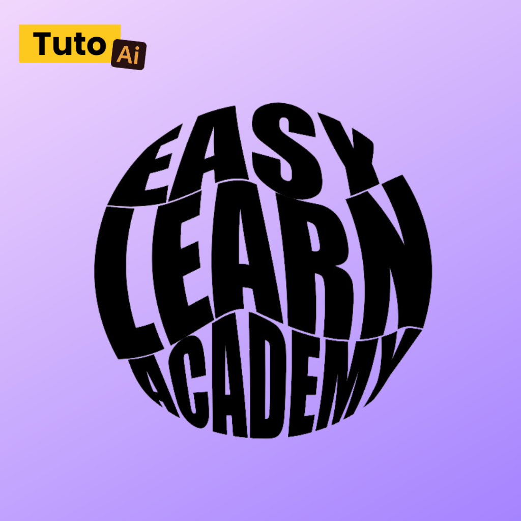 Comment intégrer du texte dans une forme avec Illustrator