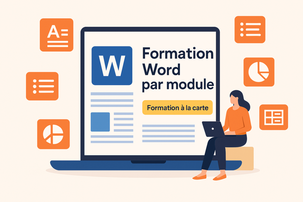 Formation Word par modules : choisissez ce que vous voulez apprendre